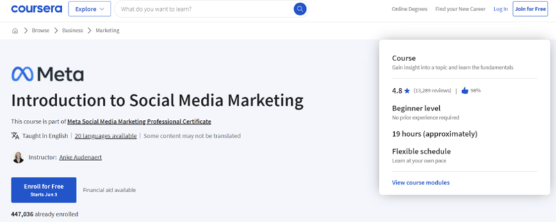 Social Media Marketing Courses for Entrepreneurs, Creators, and Marketers