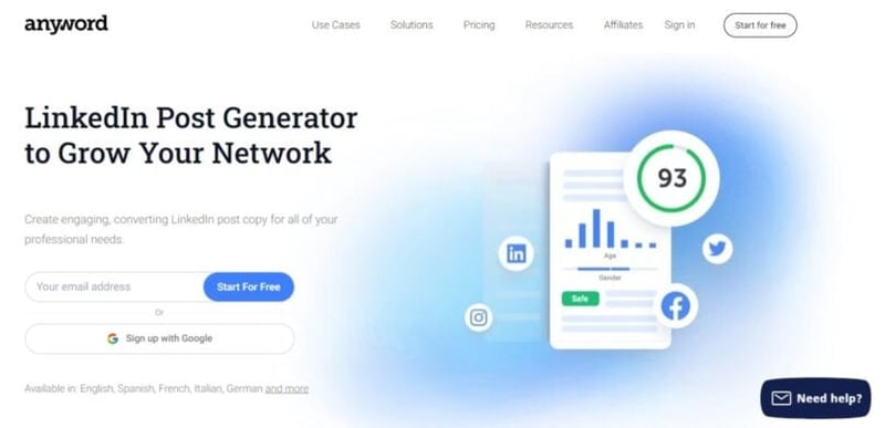 Top 10 AI Post Generators to Make You Shine on LinkedIn