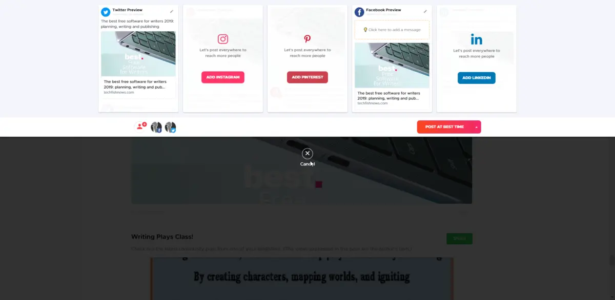 Crowdfire Review | Pricing & Features (2025) - Social Media Marketing ...
