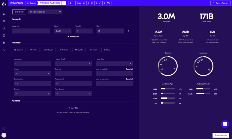 Upfluence Review | Pricing & Features (2022) - Influencer Marketing ...