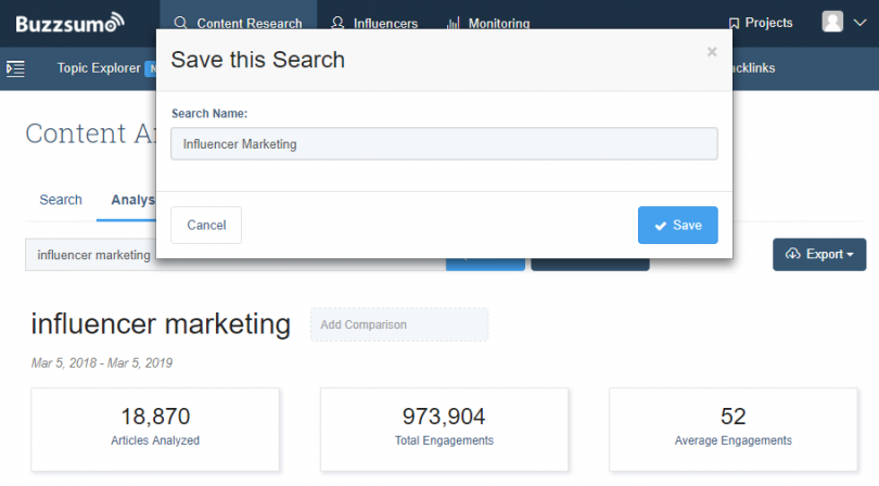 BuzzSumo Review | Pricing & Features (2025) - Social Media Monitoring ...