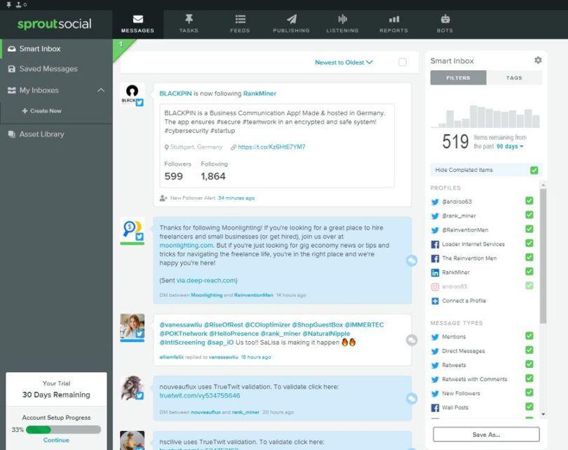 Sprout Social Social Media Marketing Platform Review | Features ...