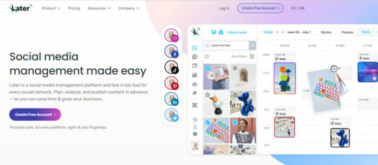 Later Social Media Marketing Platform Review | Features & pricing (2023)