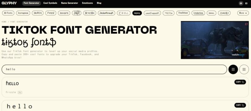 How to Customize TikTok Fonts (+6 Free TikTok Font Generators)