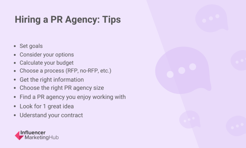 9 Tips for Hiring a PR Agency to Create and Maintain a Positive Brand ...