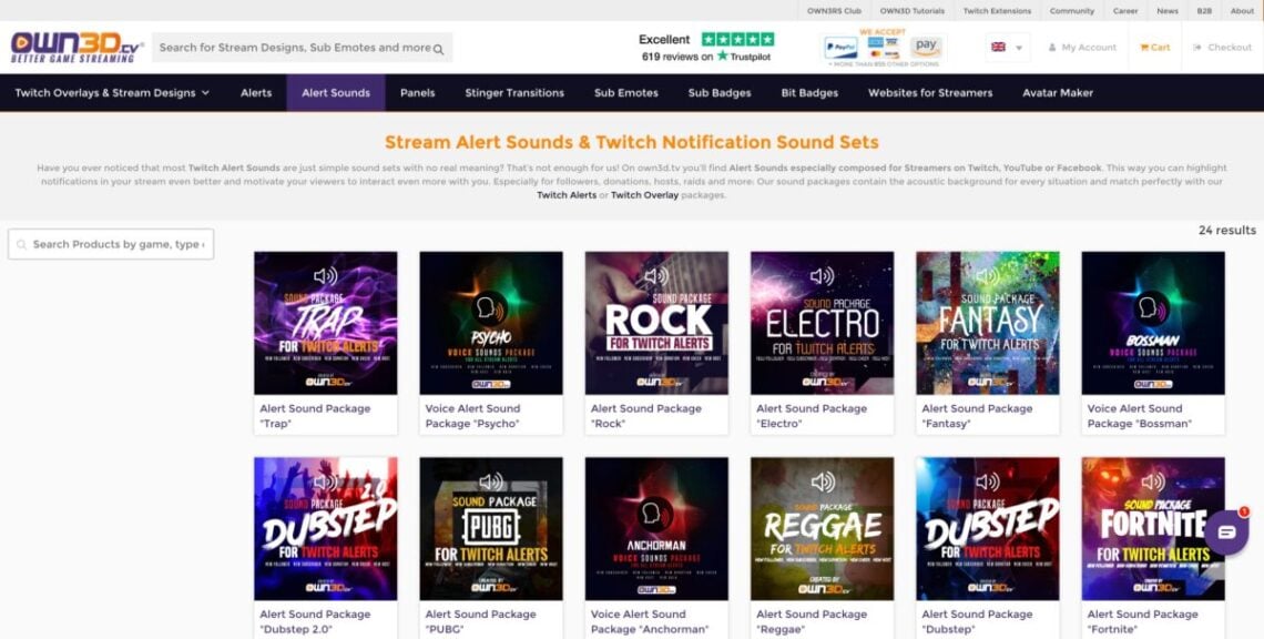 Los Mejores Sonidos de Alertas para Twitch y Mixer