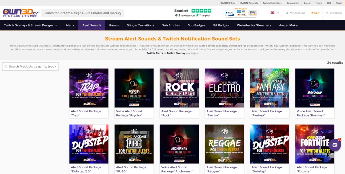 Los Mejores Sonidos de Alertas para Twitch y Mixer