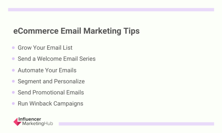 6 eCommerce Email Marketing Tips to Boost Your Revenue
