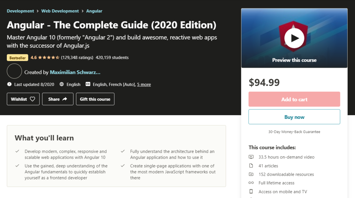 The 40 Most Popular Udemy Courses by Sales