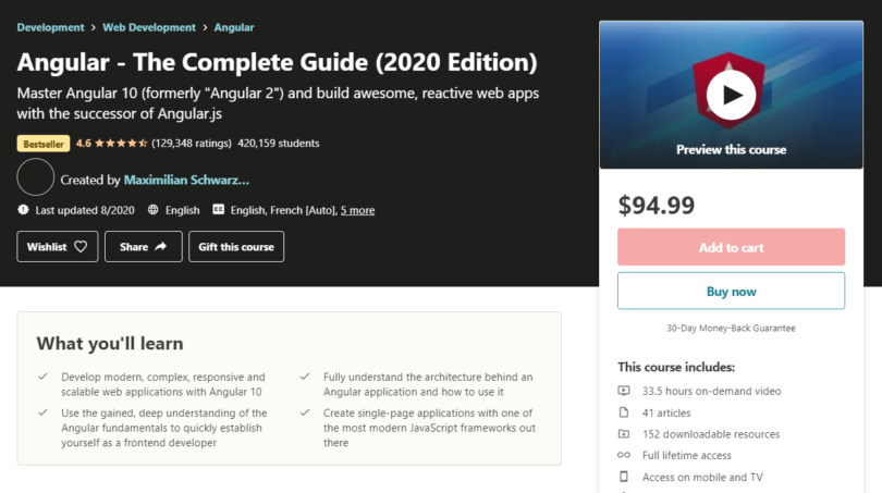 The 40 Most Popular Udemy Courses by Sales