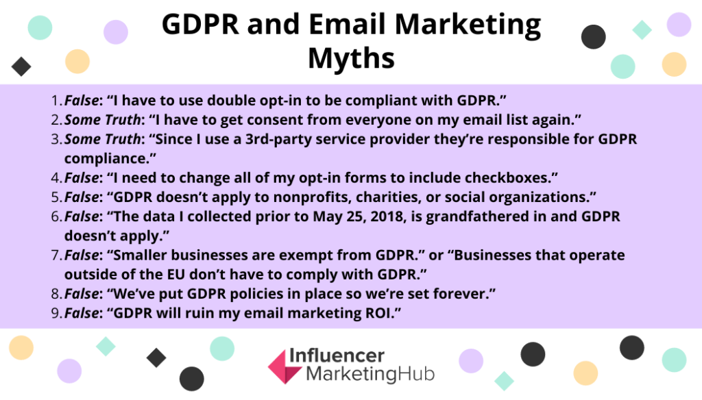 9 GDPR and Email Marketing Myths That Are Holding You Back