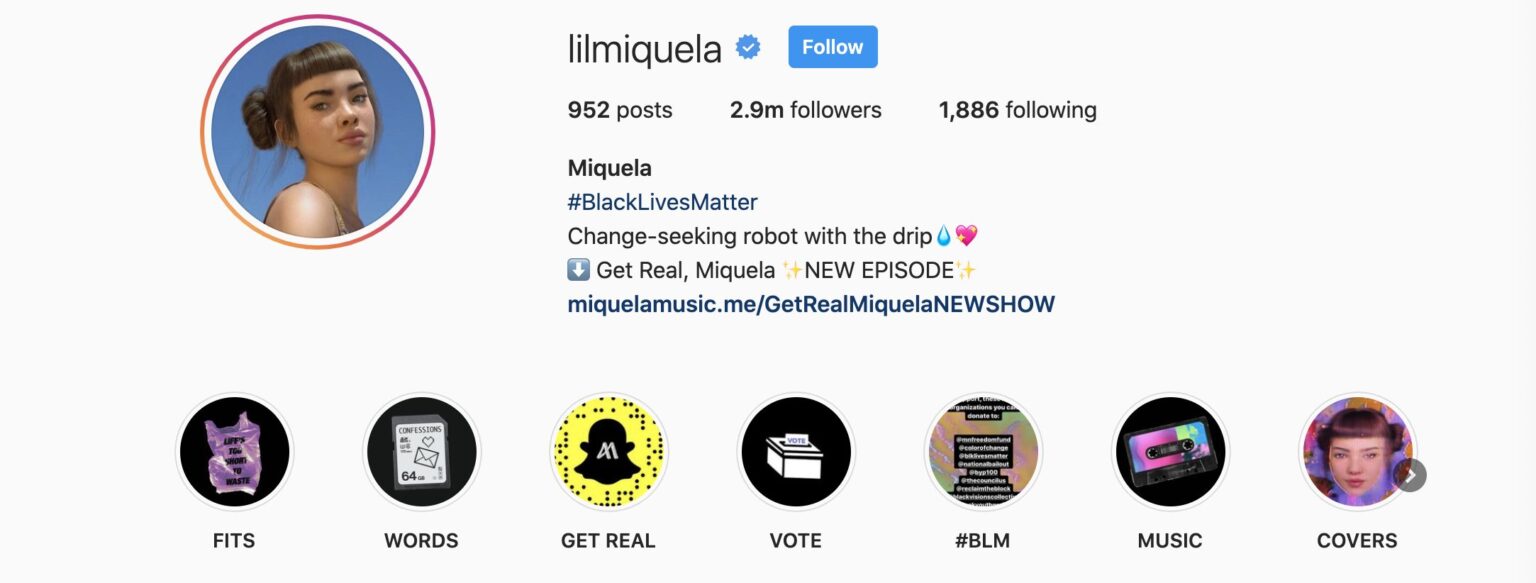 Discover The Top 15 Virtual Influencers for 2022