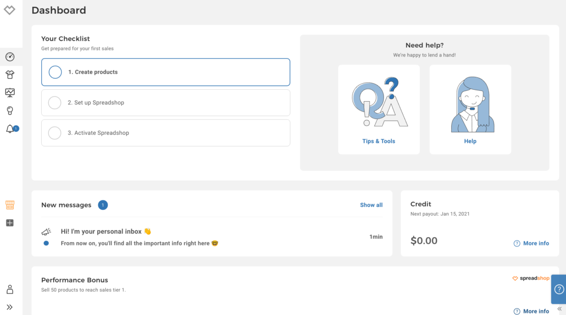 Spreadshop Review | Pricing & Features (2025) - Creator Tool