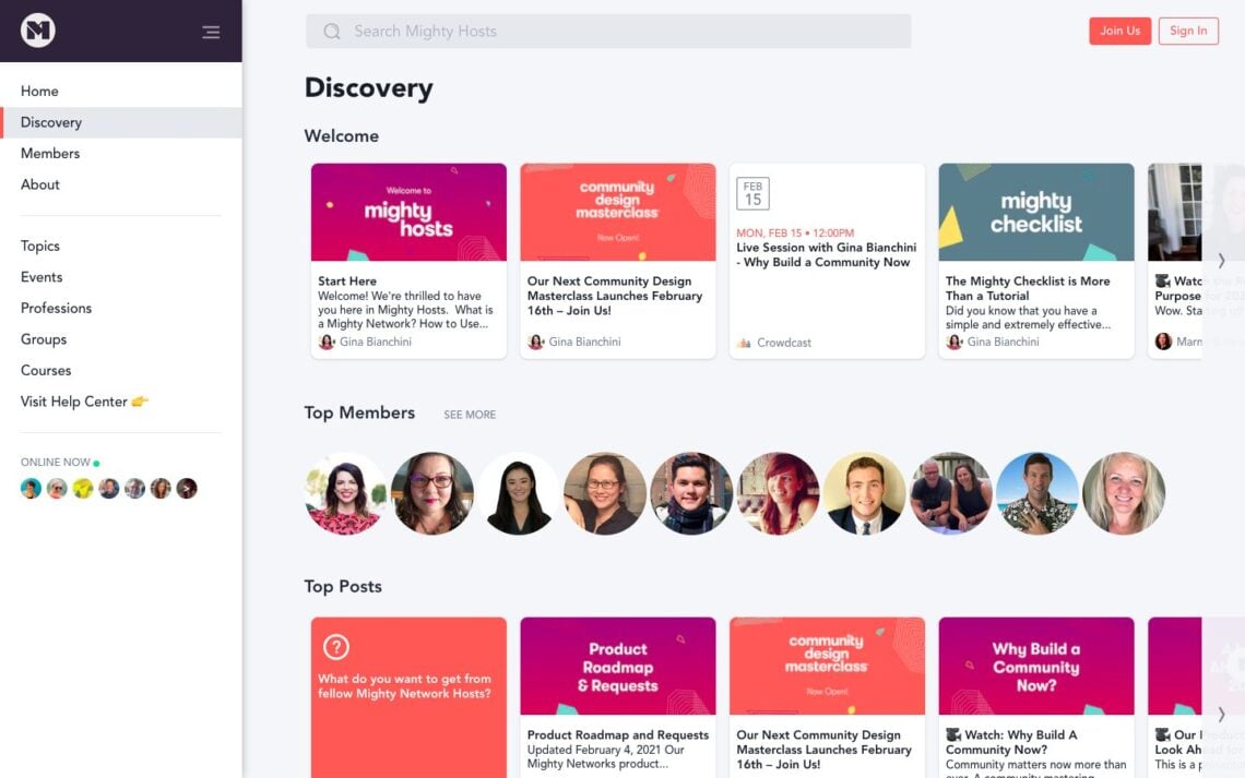Mighty Networks Review | Pricing & Features (2025) - Creator Tool