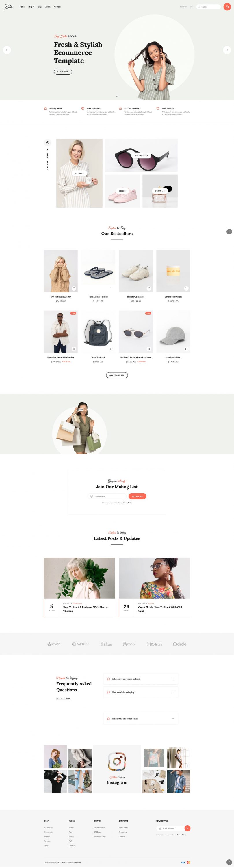 20 Best eCommerce Website Templates to Build Your Best Online Store