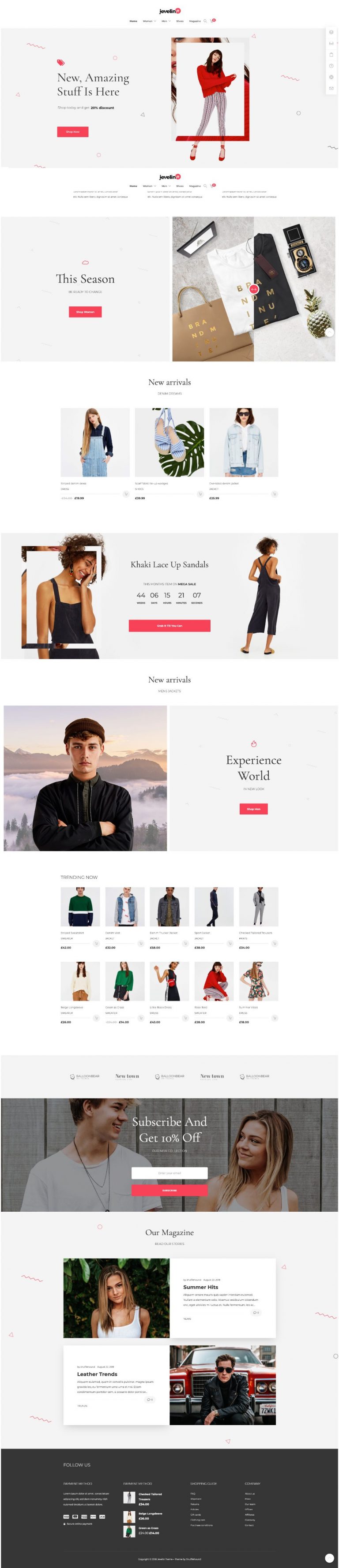20 Best eCommerce Website Templates for 2025
