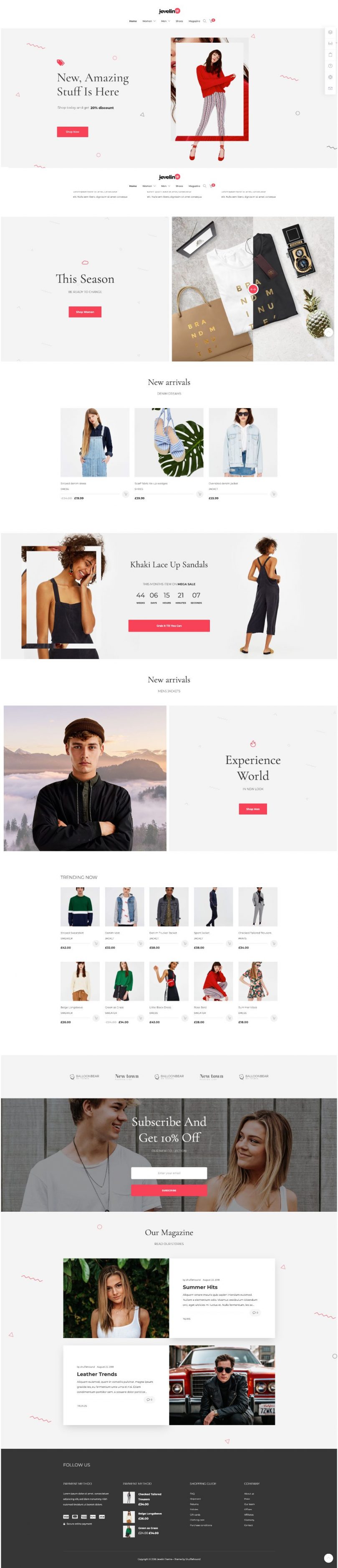 20 Best eCommerce Website Templates for 2025