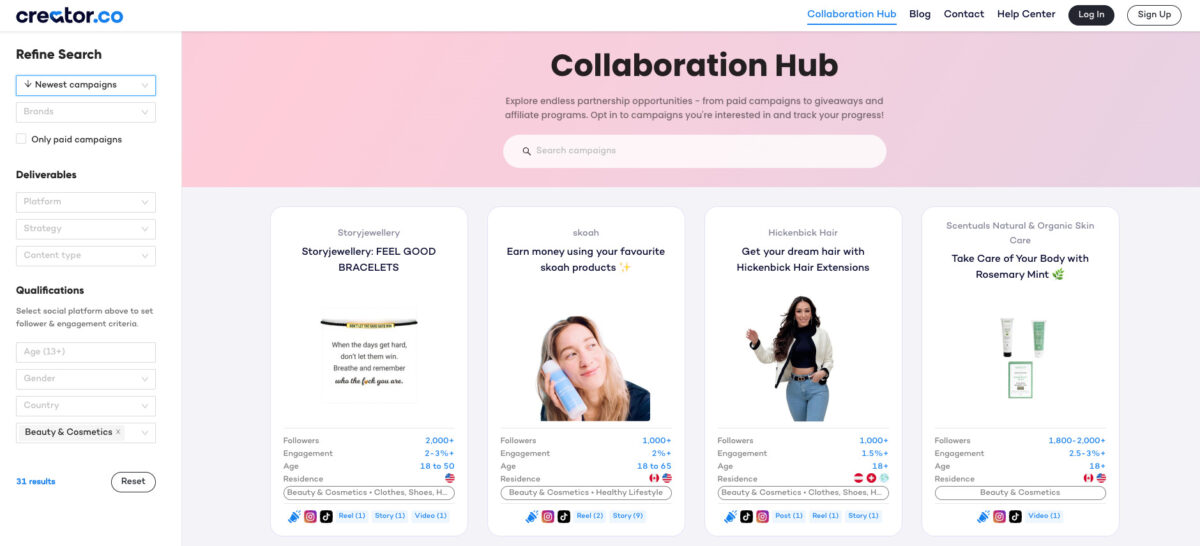 Creator.co Review | Pricing & Features (2025) - Influencer Marketing ...