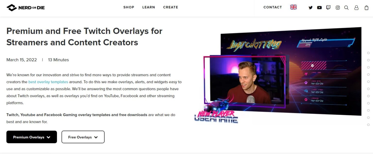 Las 12 mejores plantillas para OBS que le darán vida a tu stream