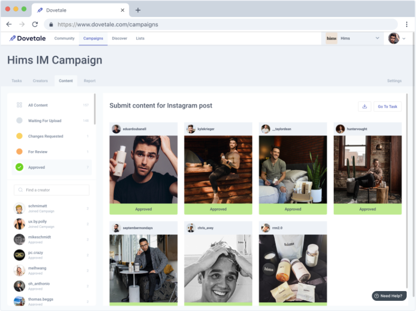 Dovetale Review | Pricing & Features (2025) - Influencer Marketing ...