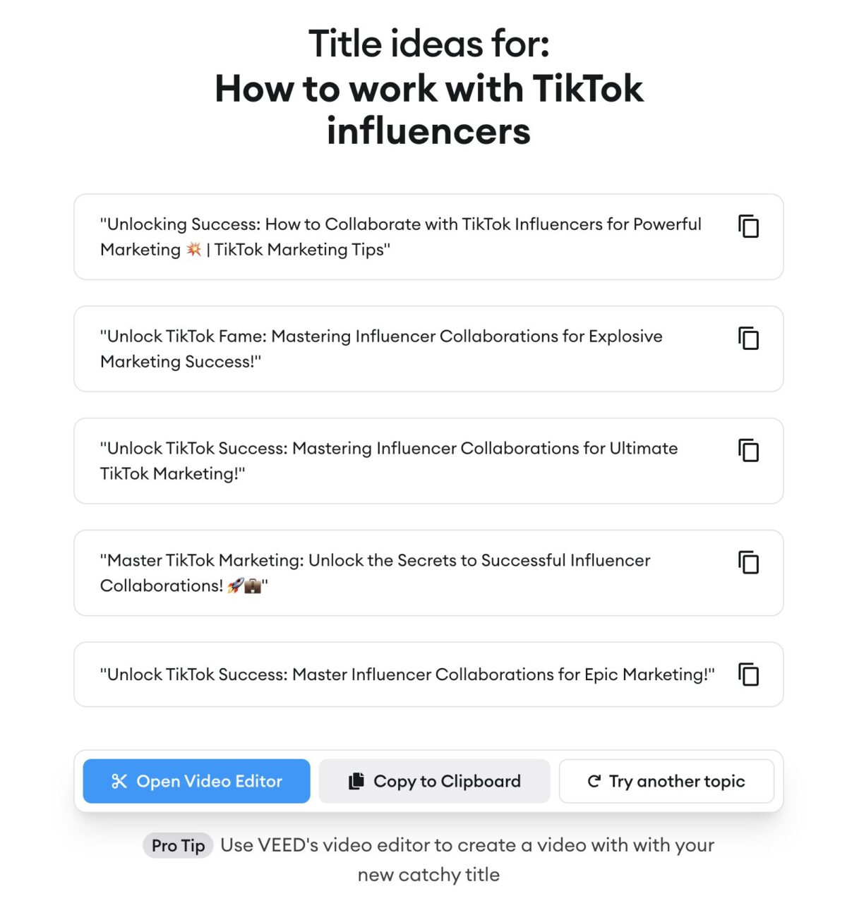 YouTube Title Generator [FREE] : Powered by AI
