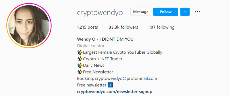 Top 39 Instagram Crypto Influencers to Follow