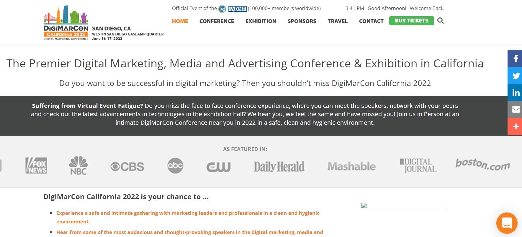 Top Digital Marketing Events for 2022