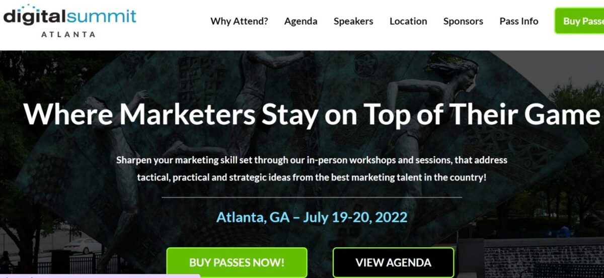 Top Digital Marketing Events for 2022