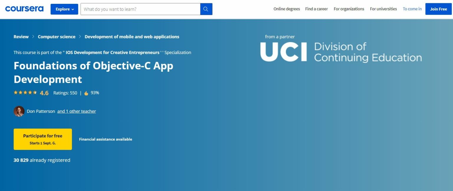 10 of the Top iOS App Development Courses [Paid and Free]