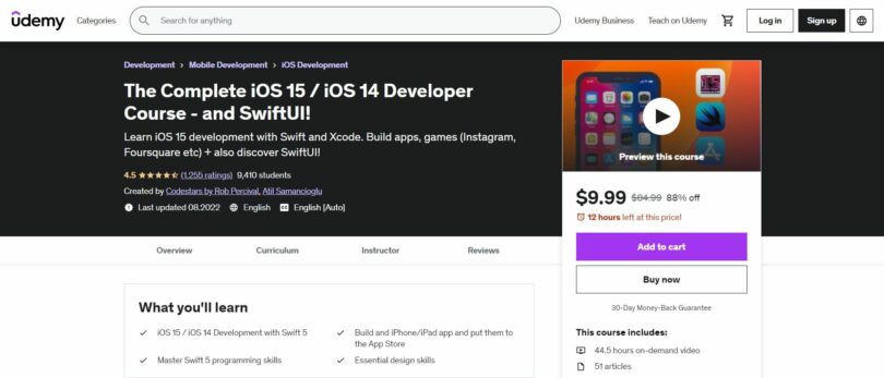 10 of the Top iOS App Development Courses [Paid and Free]