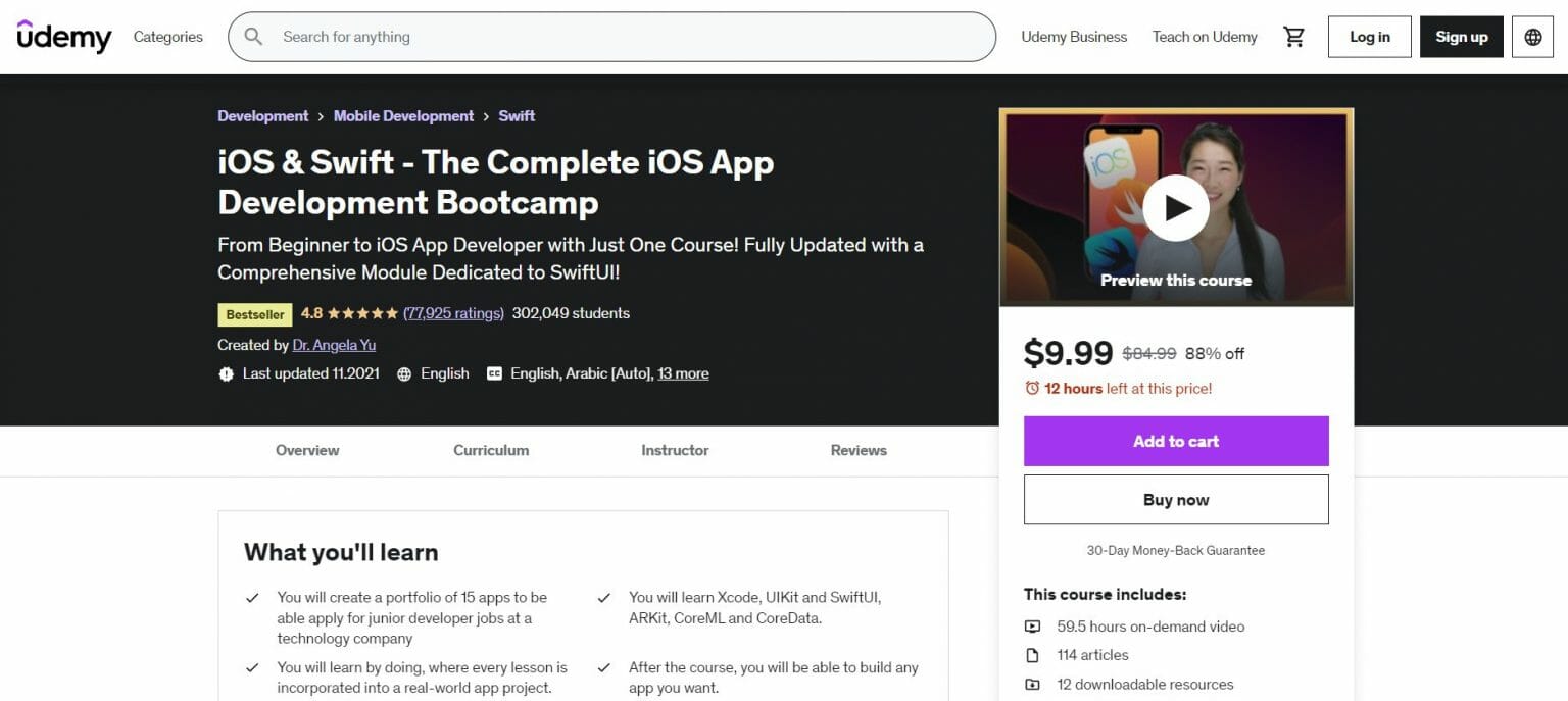 10 Of The Top Ios App Development Courses Paid And Free 