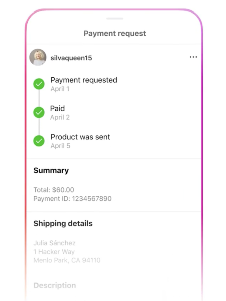 Selling Made Easier with Instagram Chat Payments