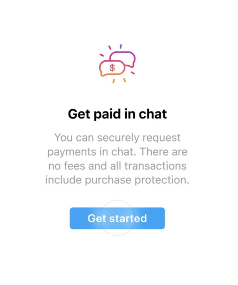 Selling Made Easier with Instagram Chat Payments