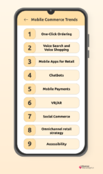 Top 9 Mobile Commerce Trends worth Capitalizing On In 2025