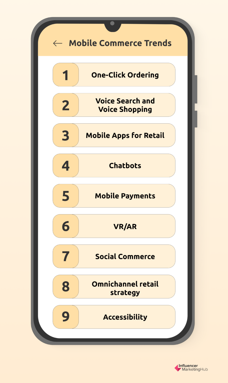 Top 9 Mobile Commerce Trends worth Capitalizing On In 2025