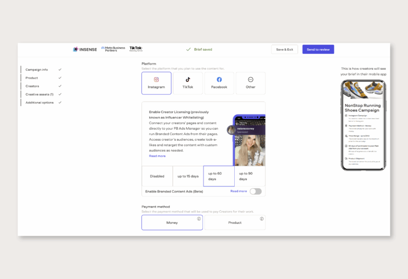 Insense Review | Pricing & Features (2025) - Influencer Marketing Platforms