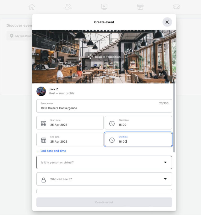 How to Create an Event on Facebook