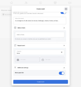How to Create an Event on Facebook