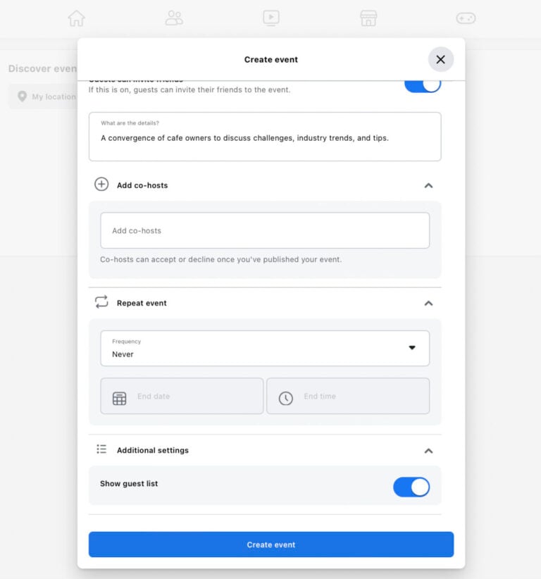 How to Create an Event on Facebook
