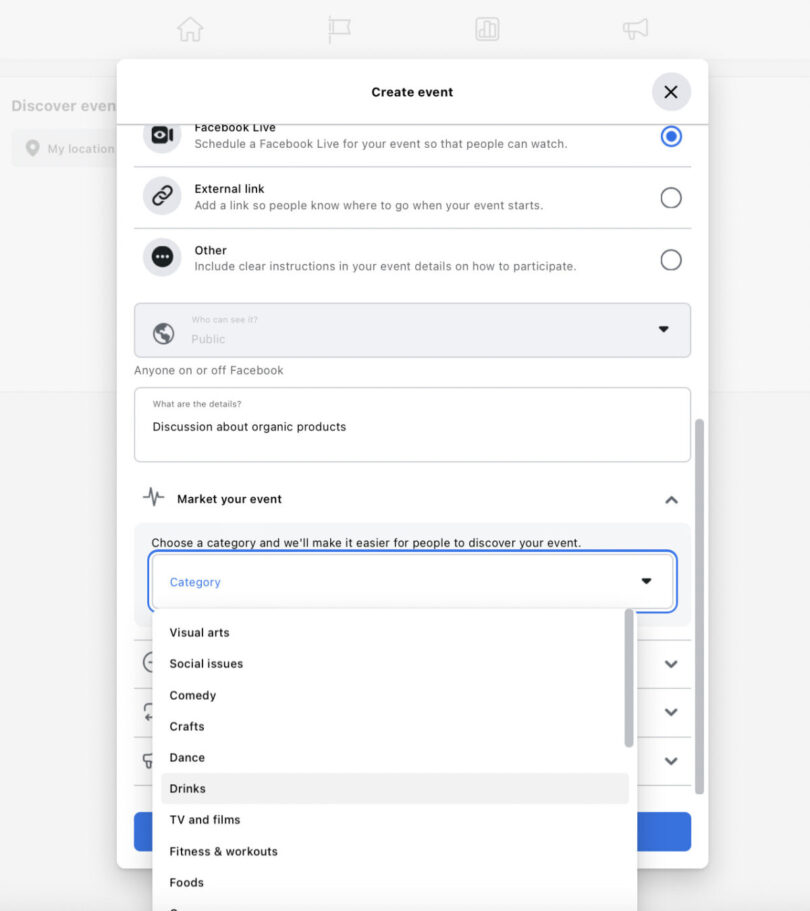 How to Create an Event on Facebook