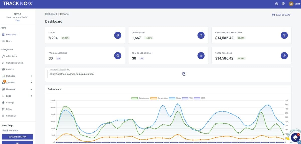 Tracknow Review | Pricing & Features (2025) - Affiliate Marketing Software