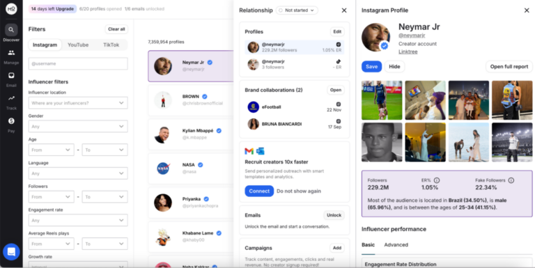 Modash Review | Pricing & Features (2025) - Influencer Marketing Platforms