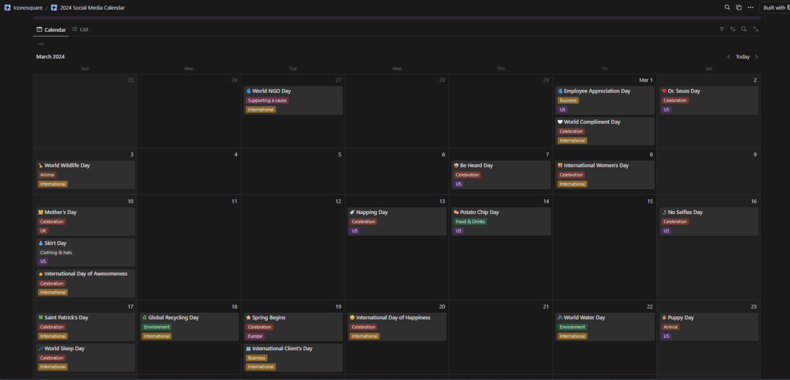 Content Calendar Examples to Plan Content Like a Pro [+Free Template]