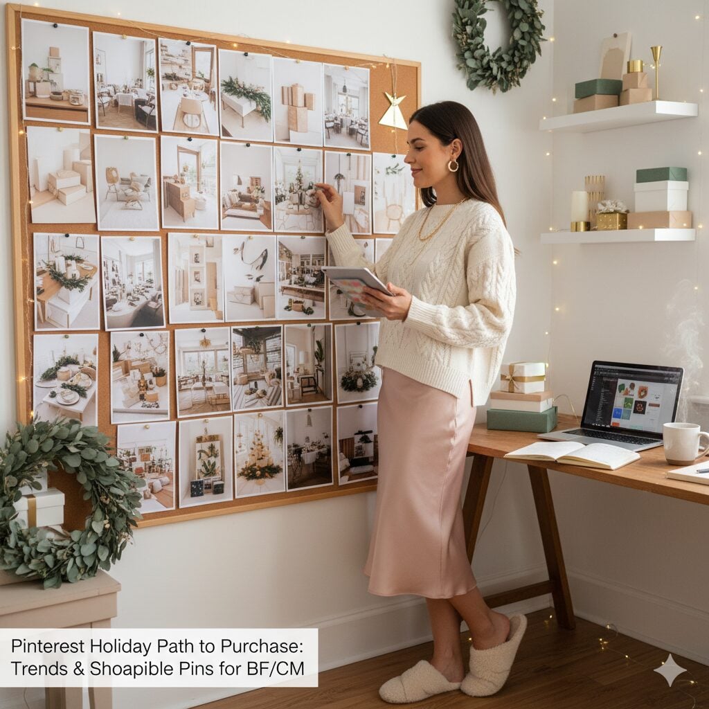 Pinterest Holiday Path to Purchase: Trends & Shoppable Pins for BF/CM