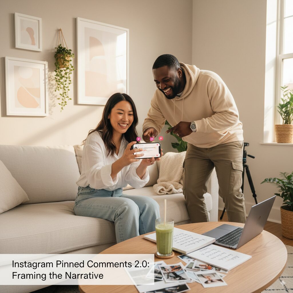 Instagram Pinned Comments 2.0: Framing the Narrative