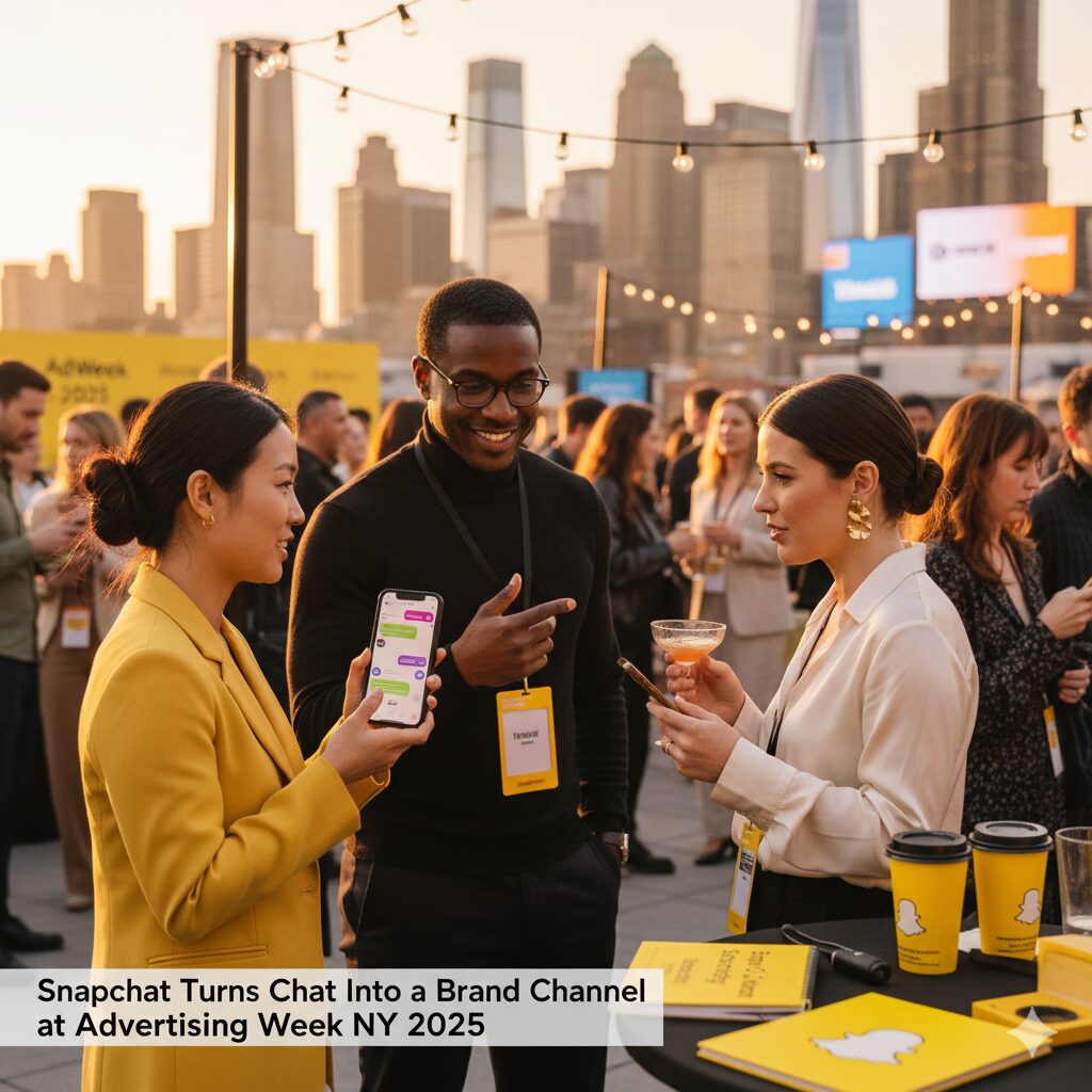 Snapchat Turns Chat Into a Brand Channel at Advertising Week NY 2025