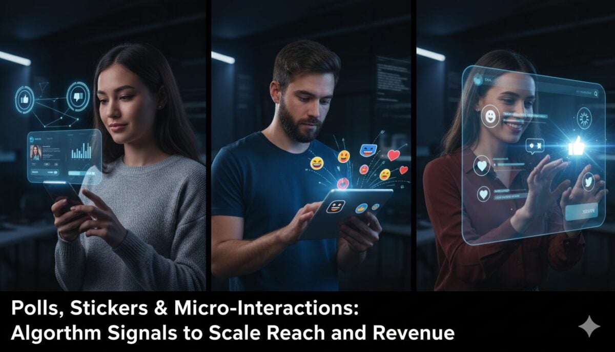 Polls, Stickers & Micro-Interactions: Algorithm Signals to Scale Reach ...
