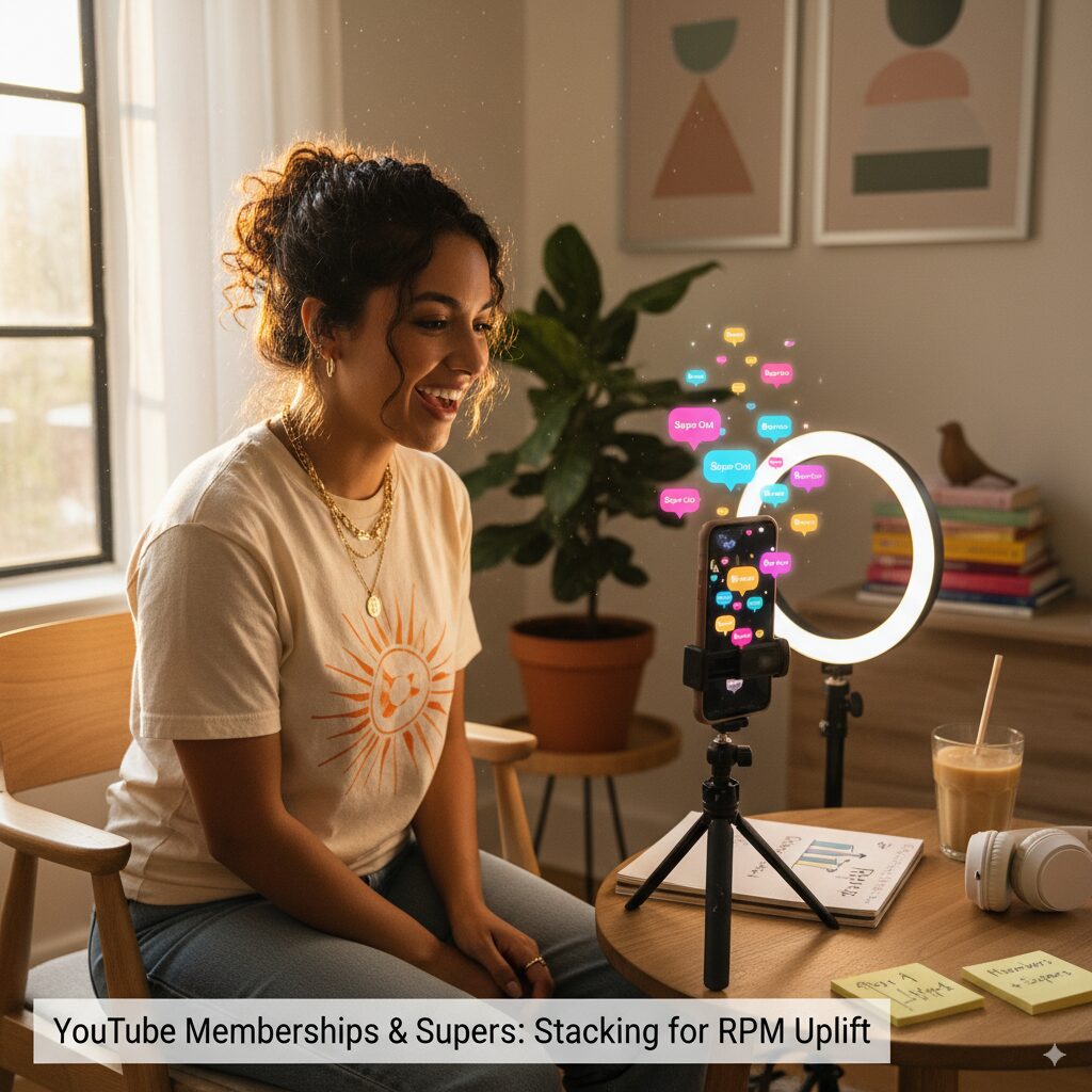 YouTube Memberships & Supers: Stacking for RPM Uplift