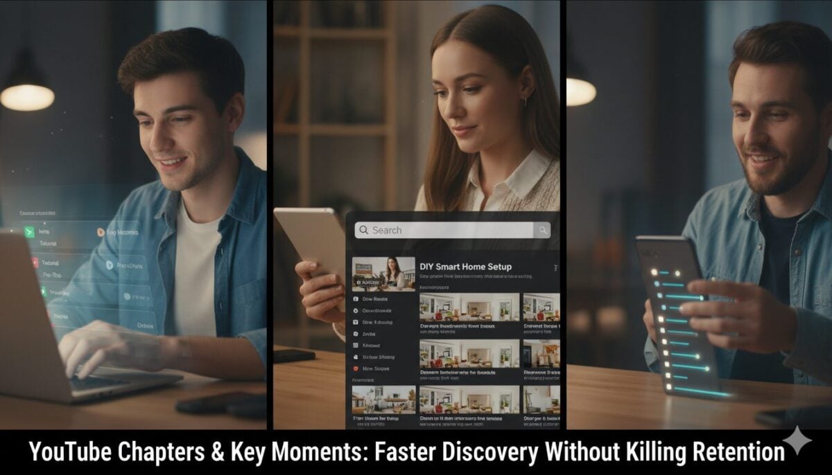 YouTube Chapters & Key Moments: Faster Discovery Without Killing Retention