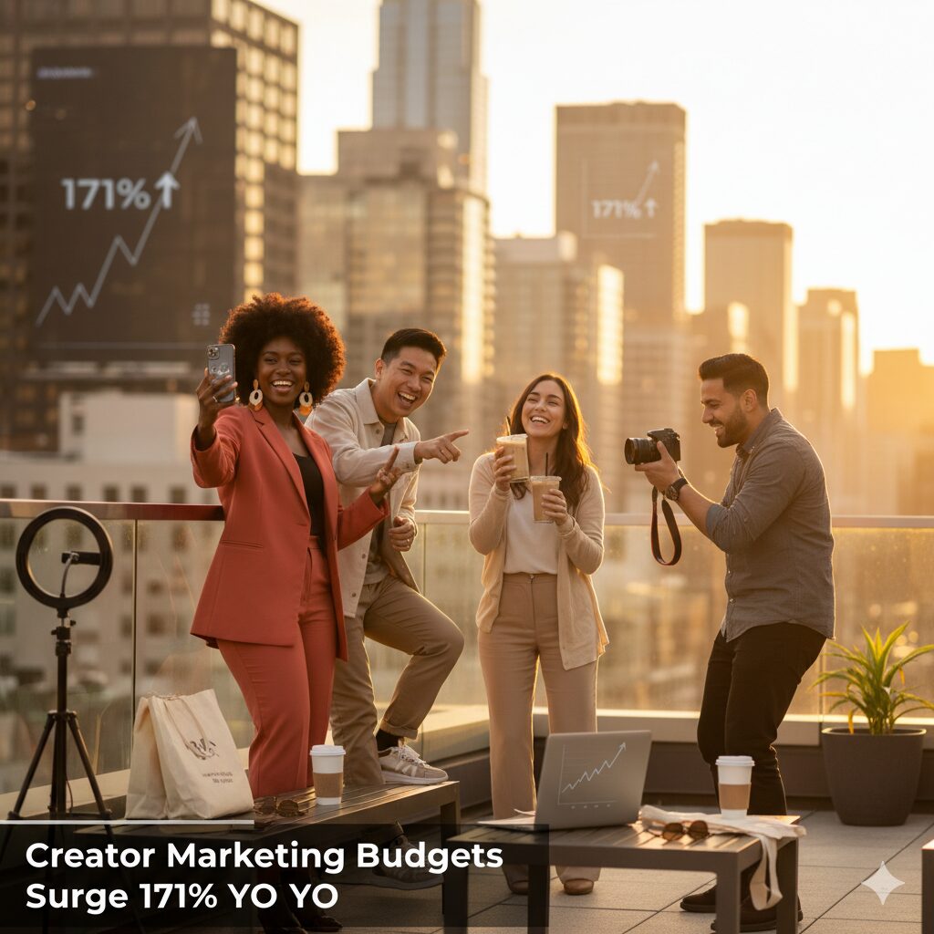 Creator Marketing Budgets Surge 171% YoY [New Report]